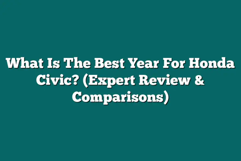 What Is The Best Year
